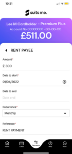 How to set up a Standing Order | Online & Mobile | Suits Me®